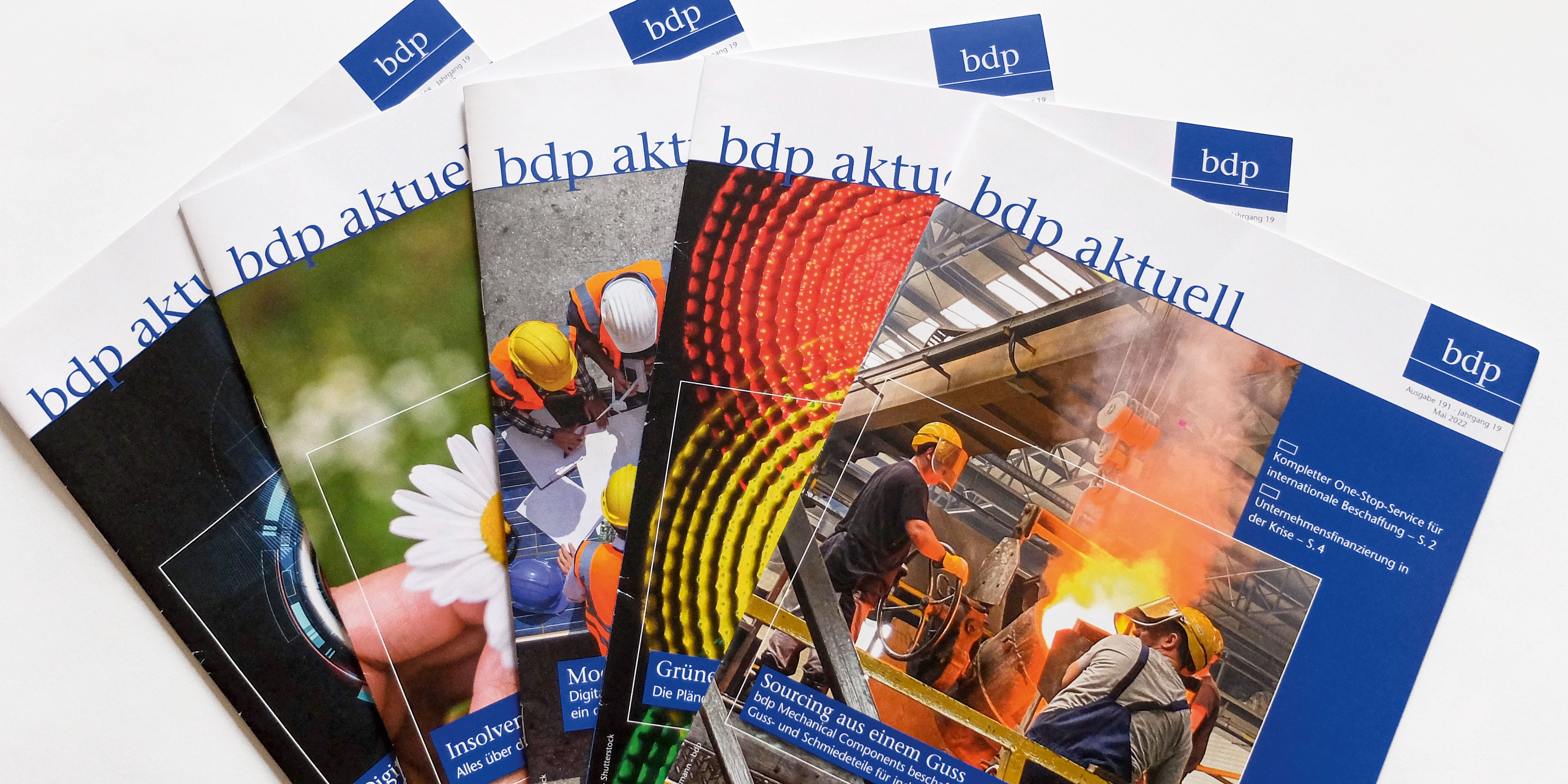 200 Ausgaben bdp aktuell - Zwei Jahrzehnte Wirtschaftsgeschichte | bdp Team