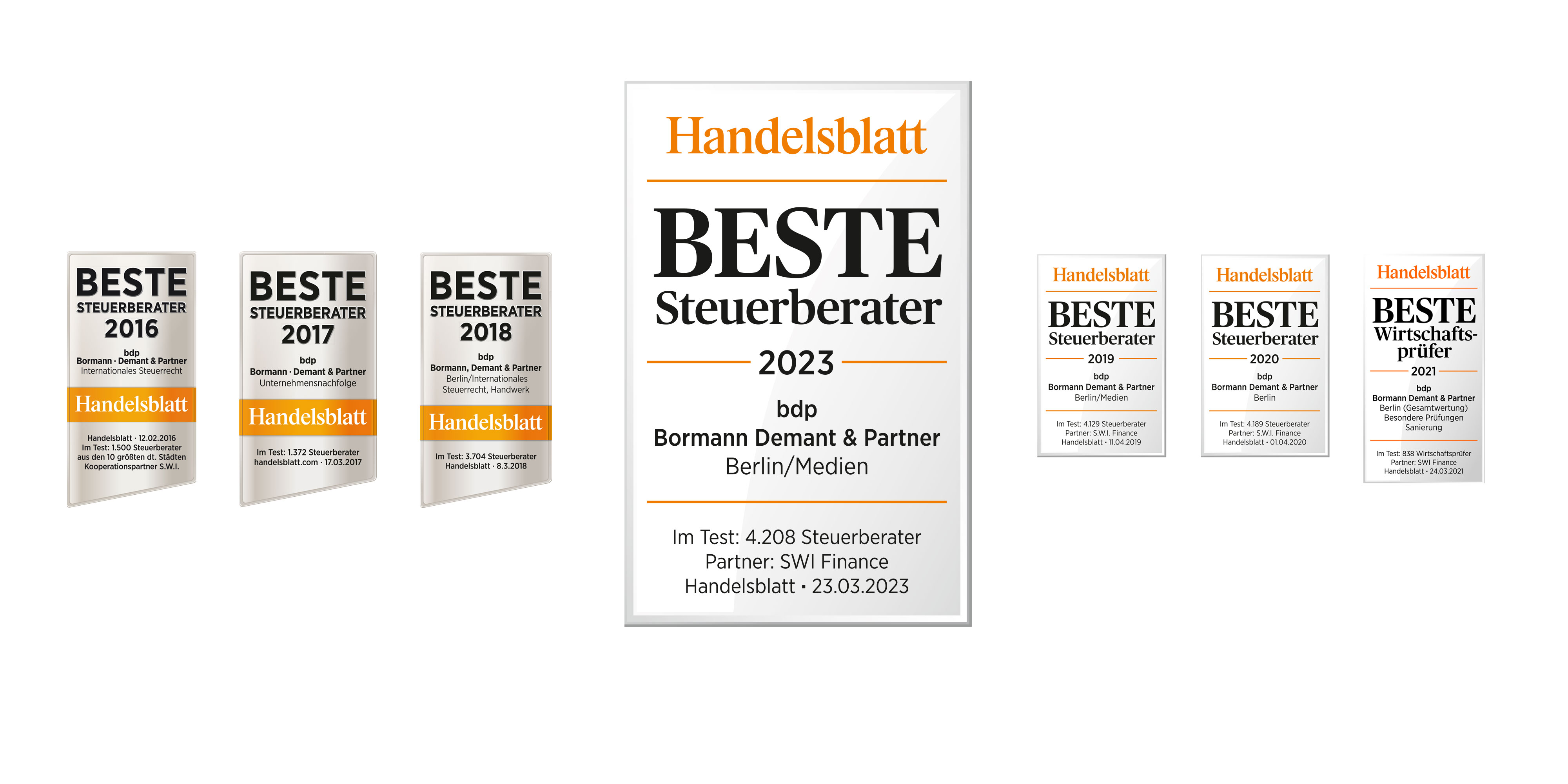 Beste Steuerberater 2023 - bdp platziert sich im Handelsblatt-Ranking ...